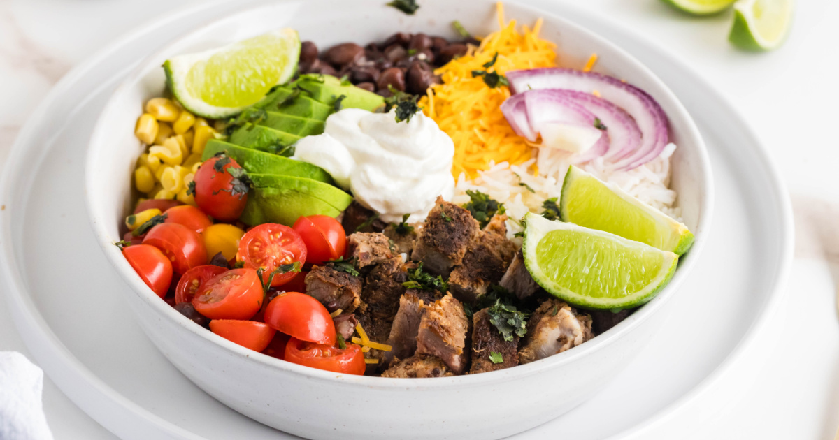 Steak Burrito Bowl - Simply Macros