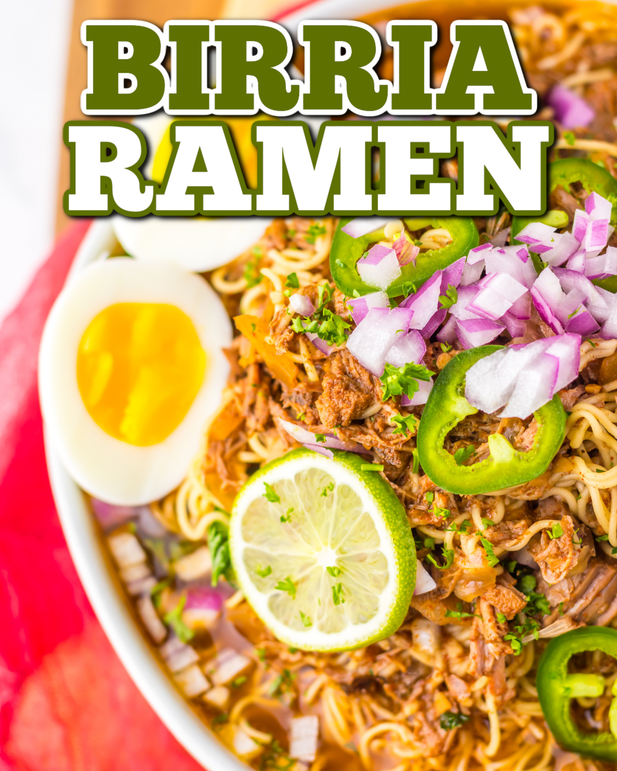 Birria Ramen - Simply Macros