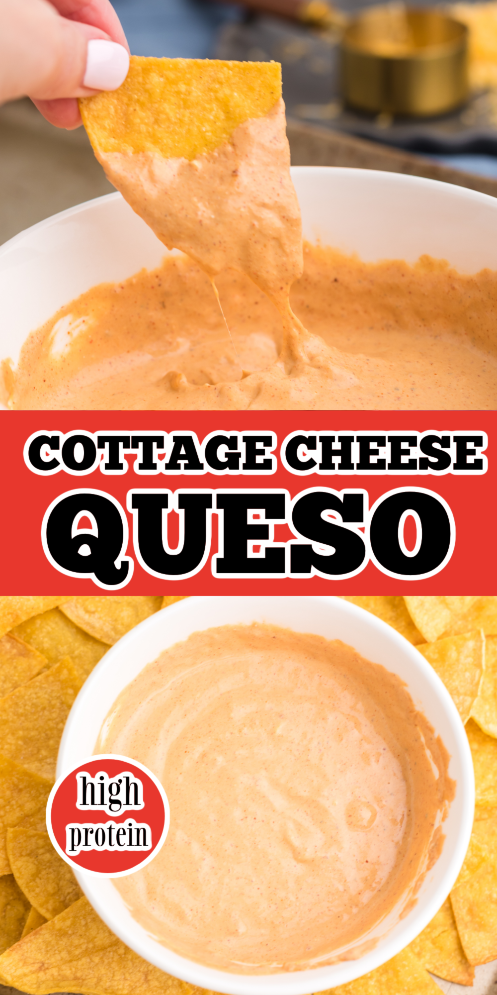 Cottage Cheese Queso - Simply Macros
