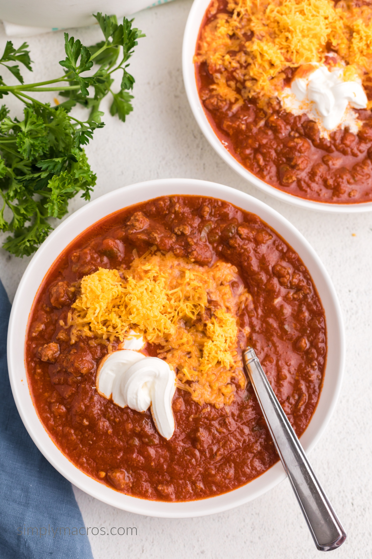 No Bean Chili - Simply Macros