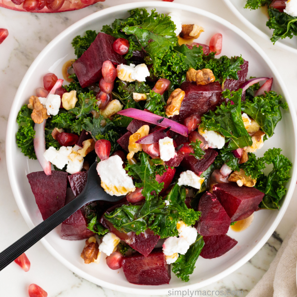 Beet and Kale Salad - Simply Macros