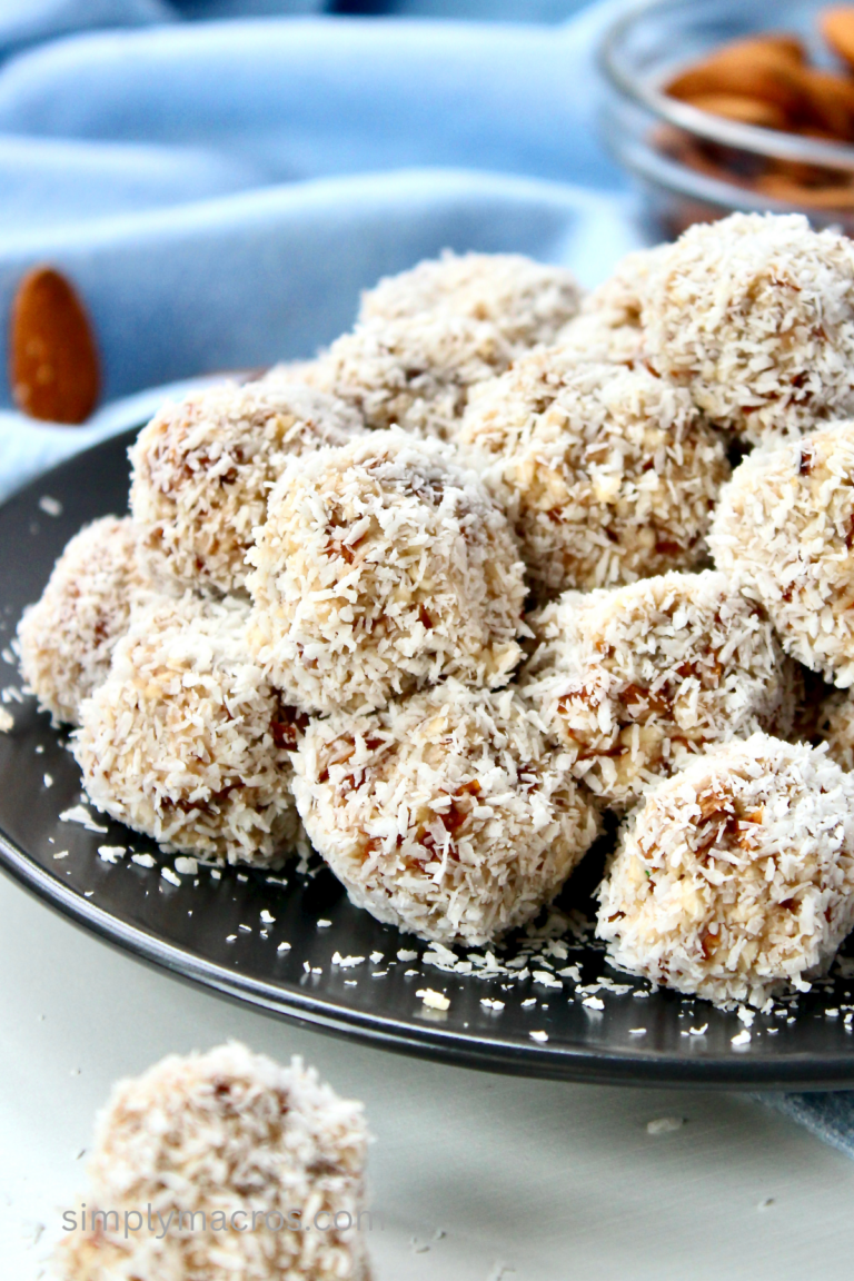 Coconut Almond Bites - Simply Macros