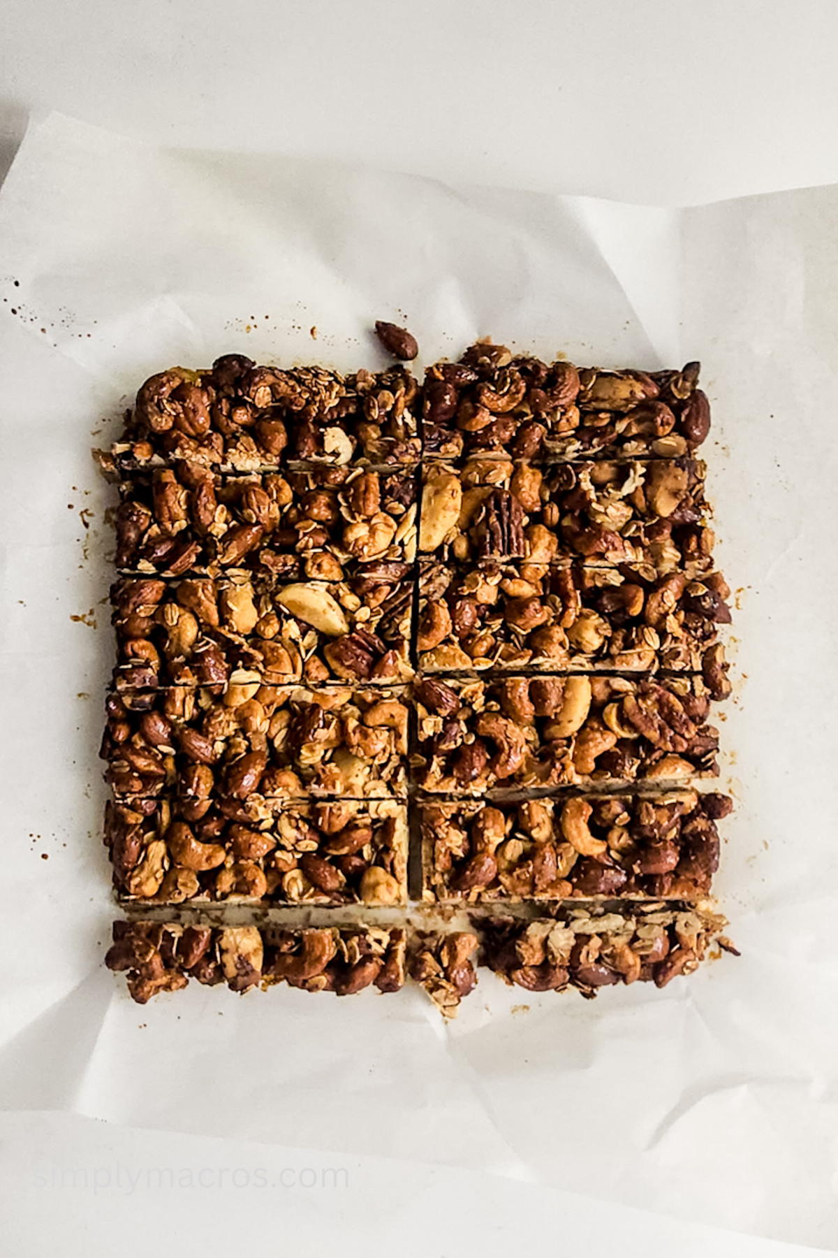 Homemade Granola Oat Bars - Simply Macros